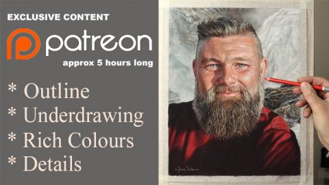 Patreon Pastels and Graphite - Dave Porter’s Art